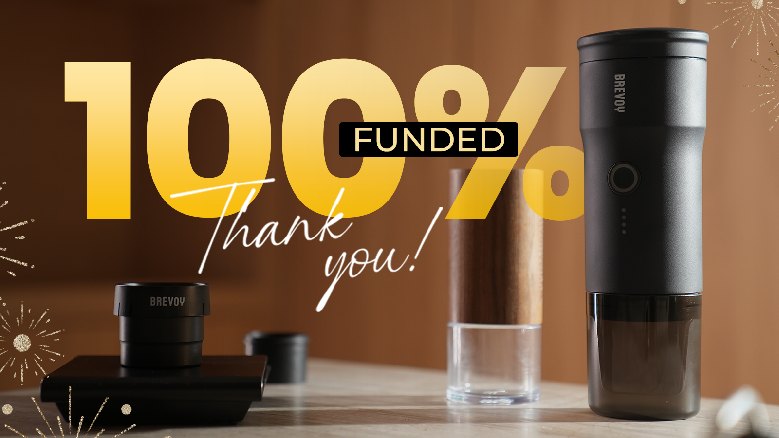 Kickstarter 100% Funded in 2 Hours! Thank you from Brevoy Team – BREVOY