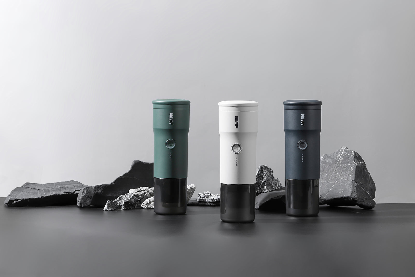 Brevoy | Portable Espresso Machine | Self-Heating Travel Coffee Maker ...