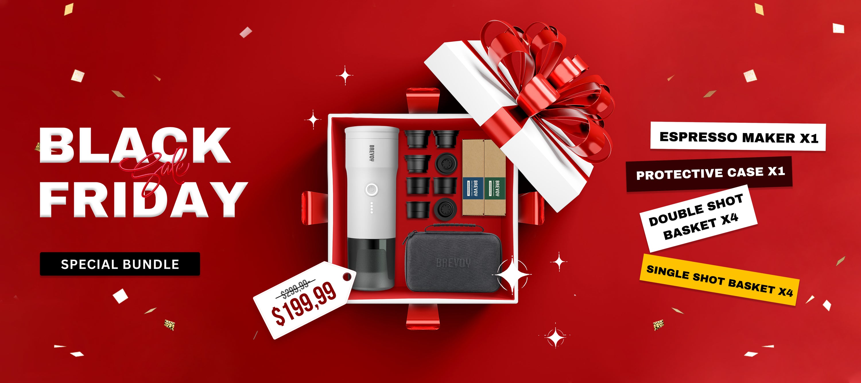 Brevoy | Portable Espresso Machine | Self-Heating Travel Coffee Maker ...