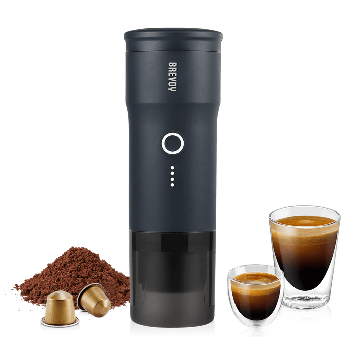Portable Espresso Maker - Oceanic Black – BREVOY