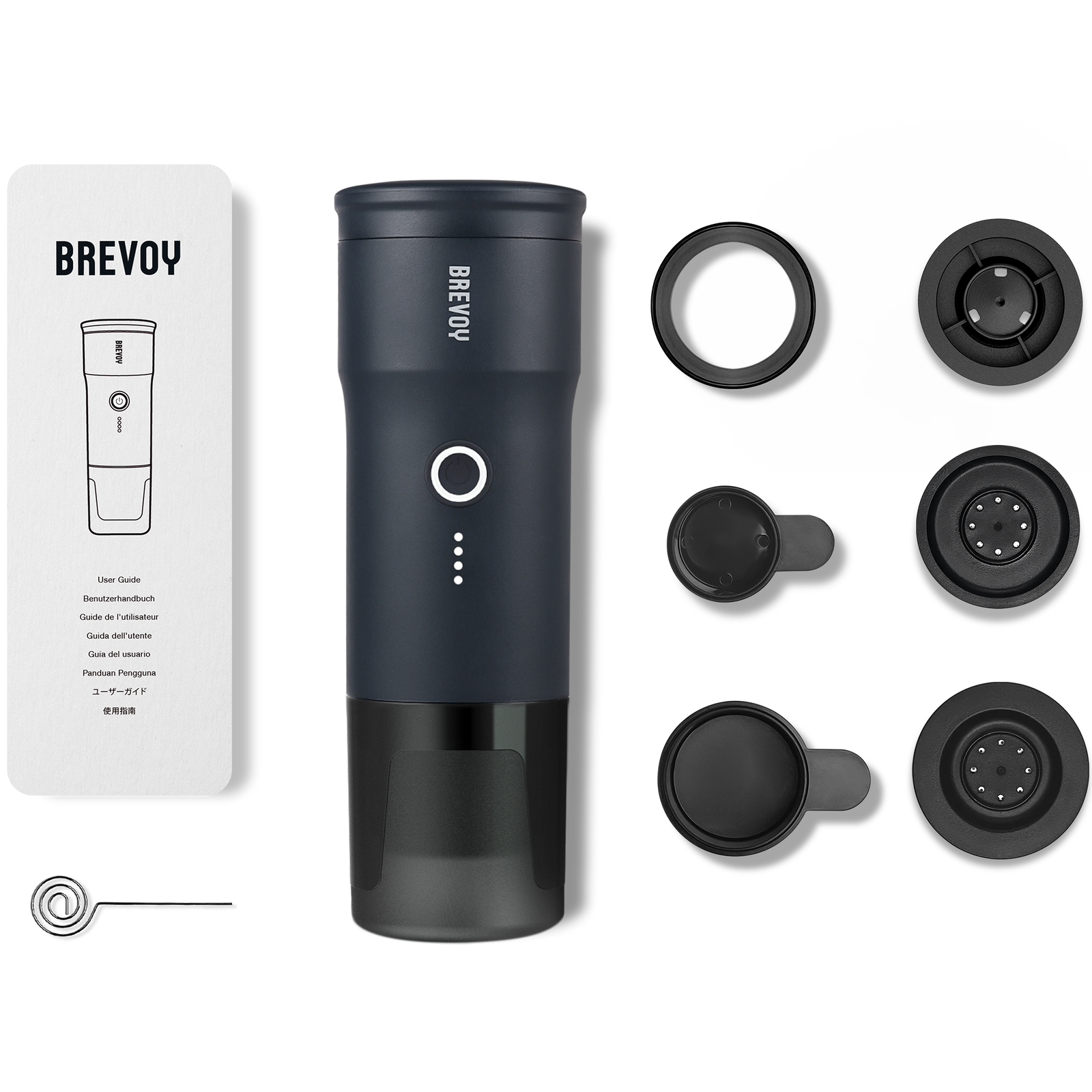 Portable Espresso Maker - Oceanic Black – BREVOY
