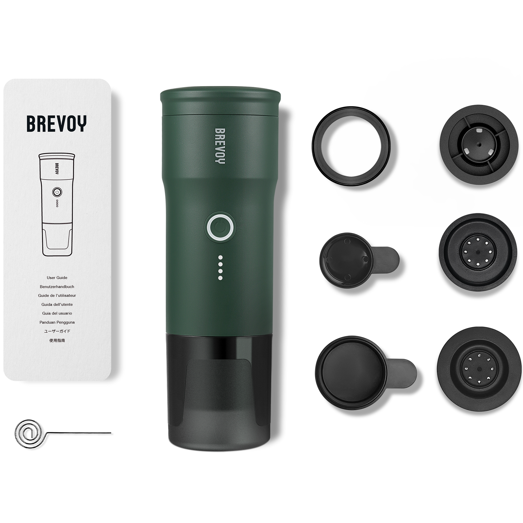 Portable Espresso Maker - Camping Green – BREVOY